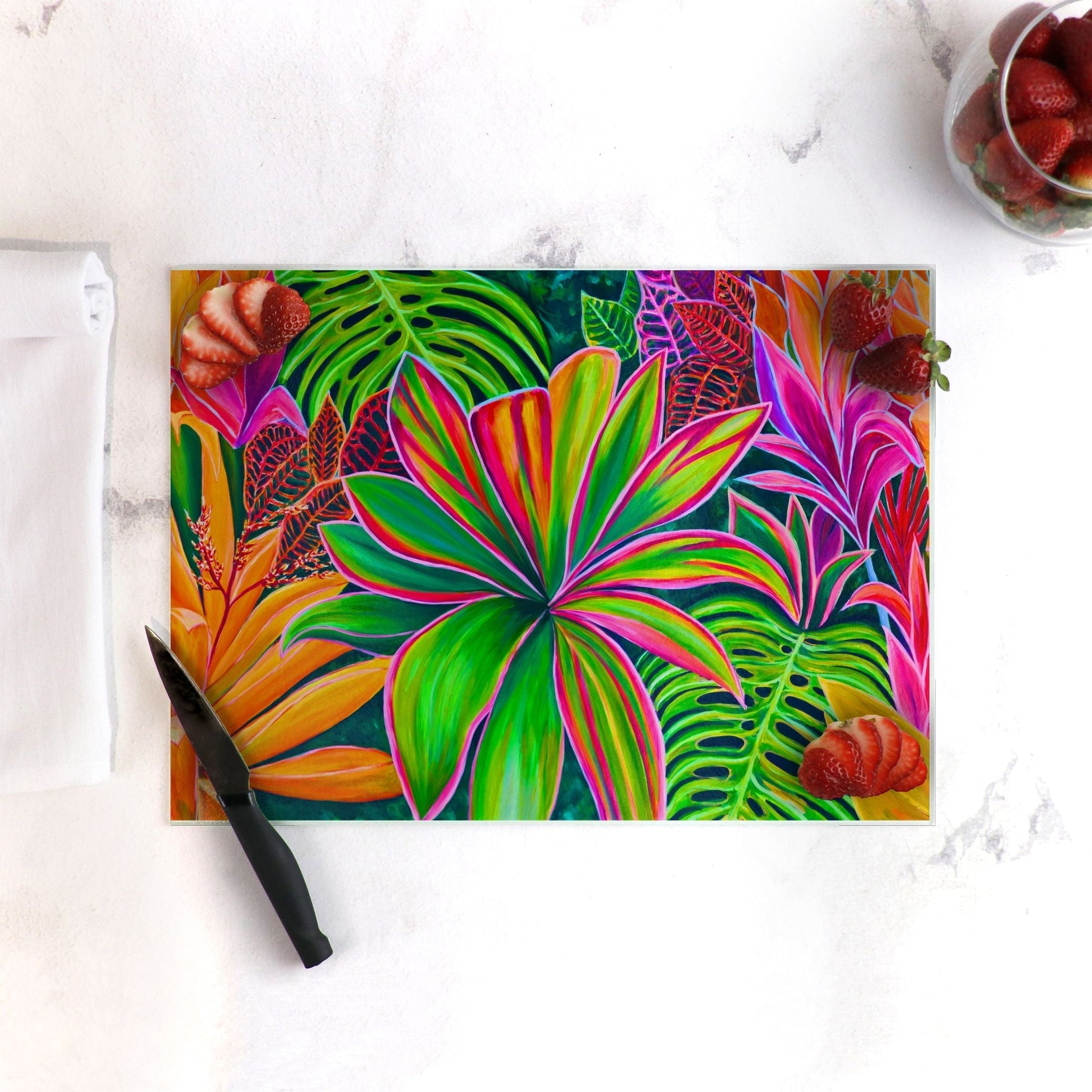 Floral and landscapes paintings : Island-Style Cutting Boards