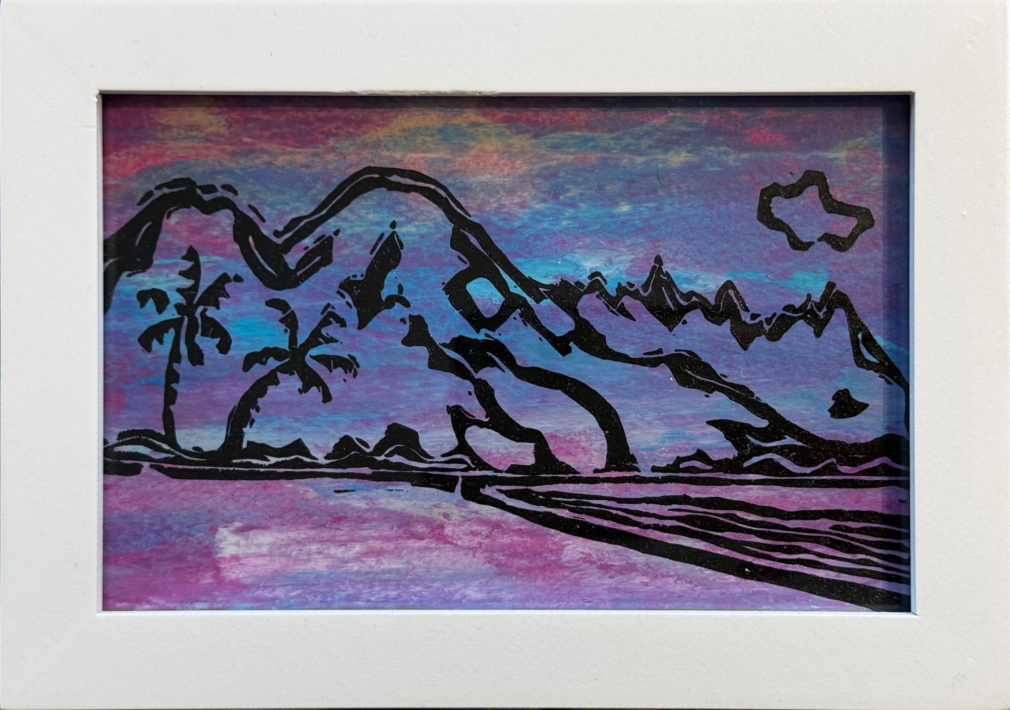 New 2025 Original Lino Cuts from Michal Art Studio – Escape to Kauai w